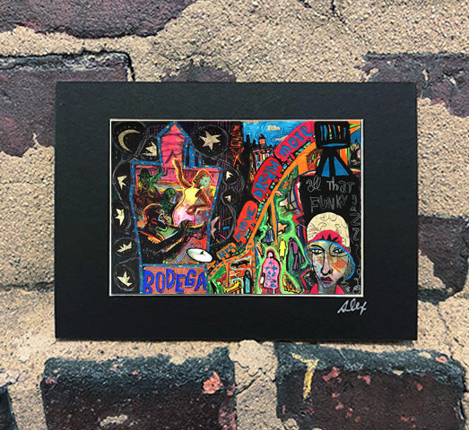 Mixed media, Soho, Midtown, Harlem, I love NY, Jazz – Alex-Star.com